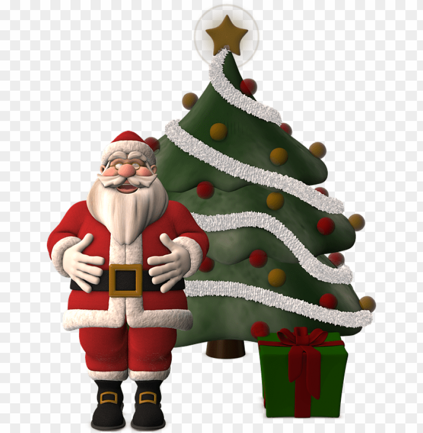 Free download | HD PNG santa claus christmas tree PNG transparent with ...