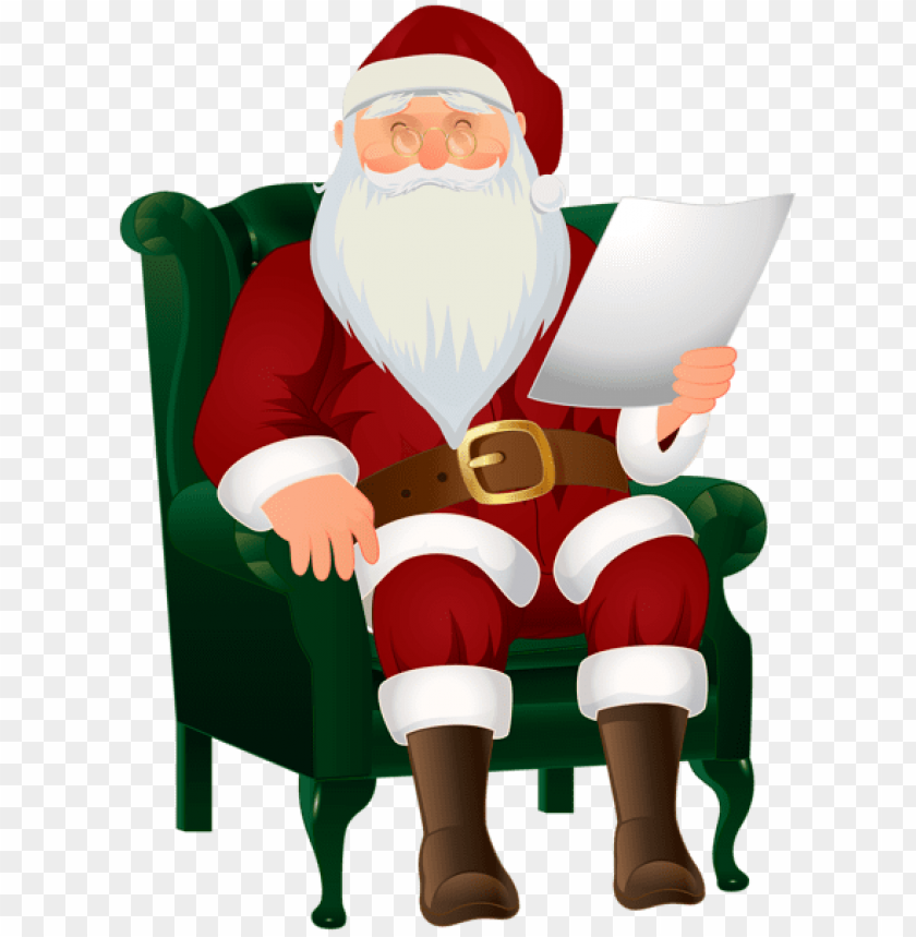Free download | HD PNG santa claus sitting PNG Images 40615 | TOPpng