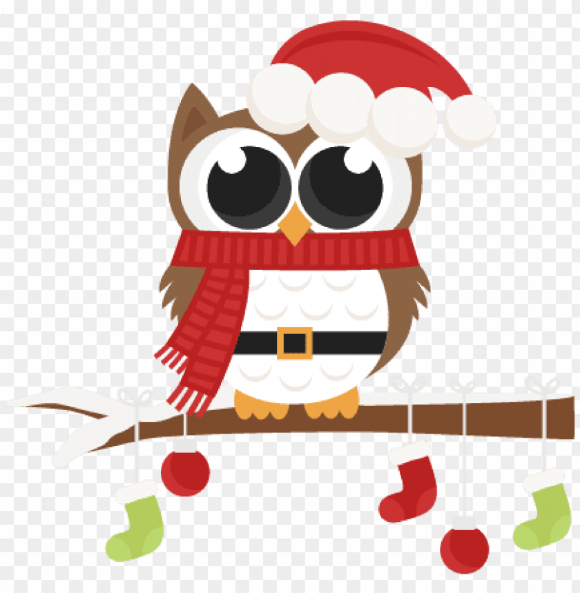 Free download | HD PNG santa owl scrapbook clip art christmas cut outs ...
