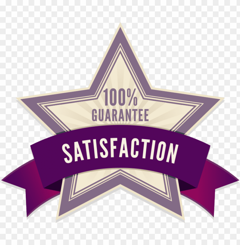 Free download | HD PNG satisfaction guarantee purple logo PNG ...