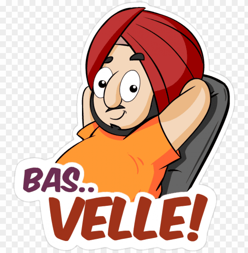 Free download | HD PNG save to collection sardaar ji stickers PNG ...