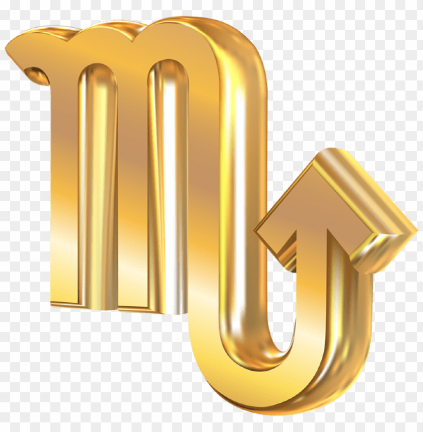 Free download | HD PNG scorpio 3d gold zodiac sign clipart png photo ...