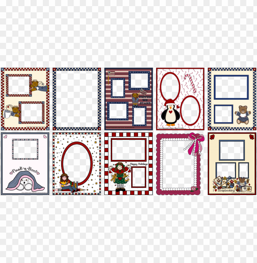 Free download | HD PNG scrapbook printable frame PNG transparent with ...