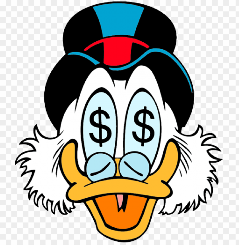 Free download | HD PNG scrooges face scrooge mcduck head PNG ...