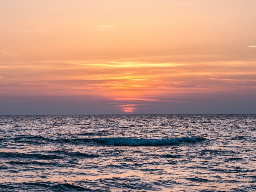 Free download | HD PNG sea horizon sunset sky waves ripples 4k ...