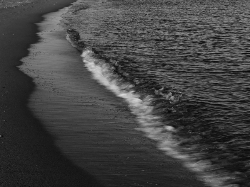 Free download | HD PNG sea surf bw foam coast sand dark 4k wallpaper ...