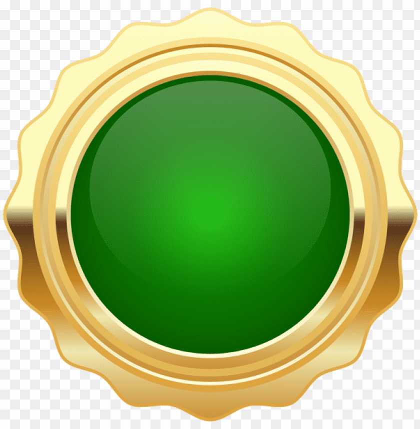 Free download | HD PNG seal badge green gold clipart png photo - 50074 ...