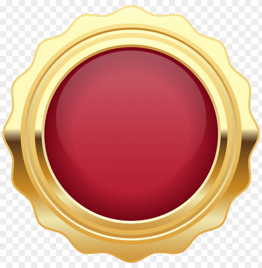Free download | HD PNG seal badge red gold clipart png photo - 50229 ...