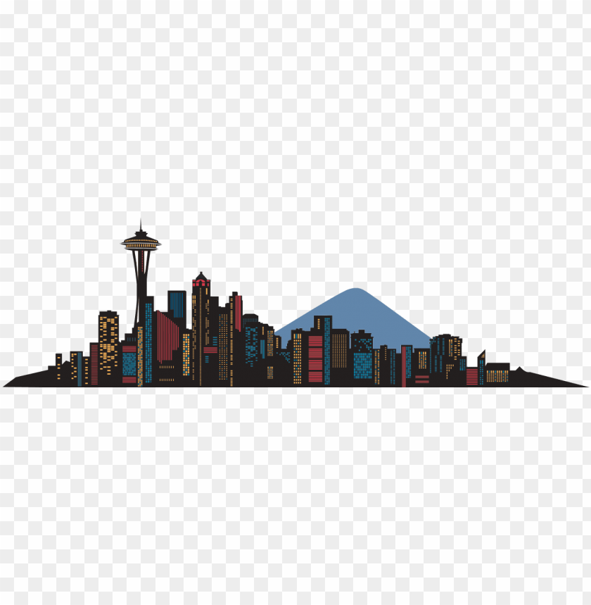 Free download | HD PNG seattle wa seattle skyline vector PNG ...