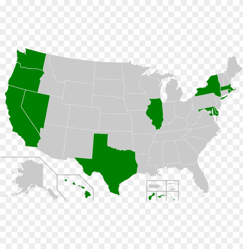 Usa Red Map cutout PNG & clipart images | TOPpng