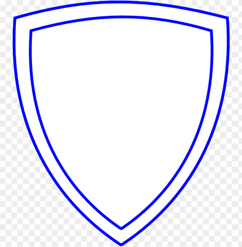 Free download | HD PNG shield outline white shield with blue outline hi ...