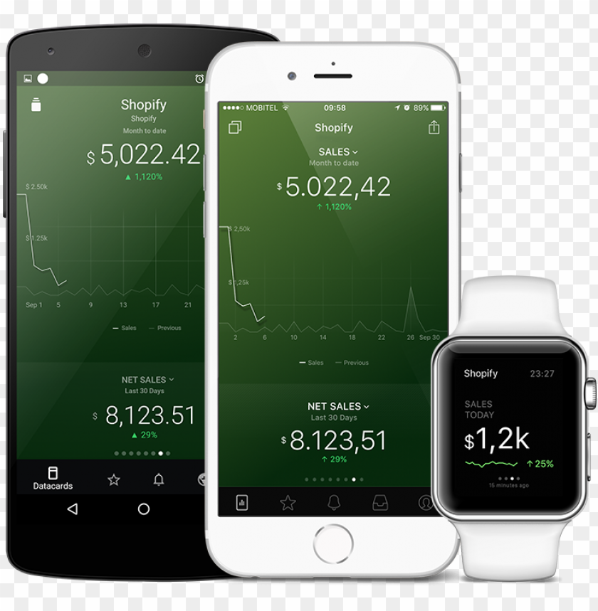 Free download | HD PNG shopify metrics and kpi visualization in databox ...