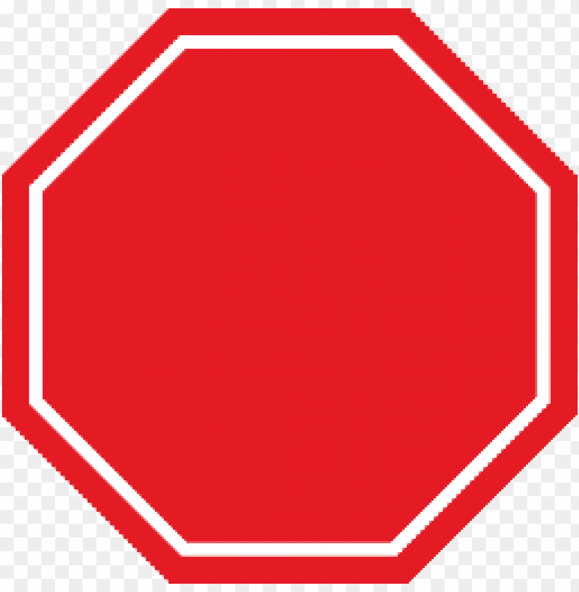 Free download | HD PNG blank red octagonal traffic sign - Image ID ...