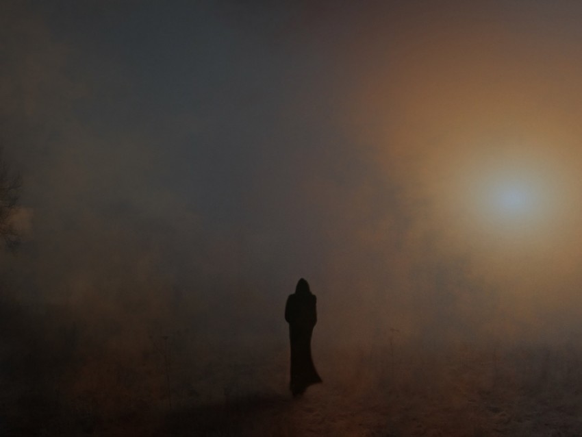 Free download | HD PNG silhouette fog mantle wanderer gloomy 4k ...