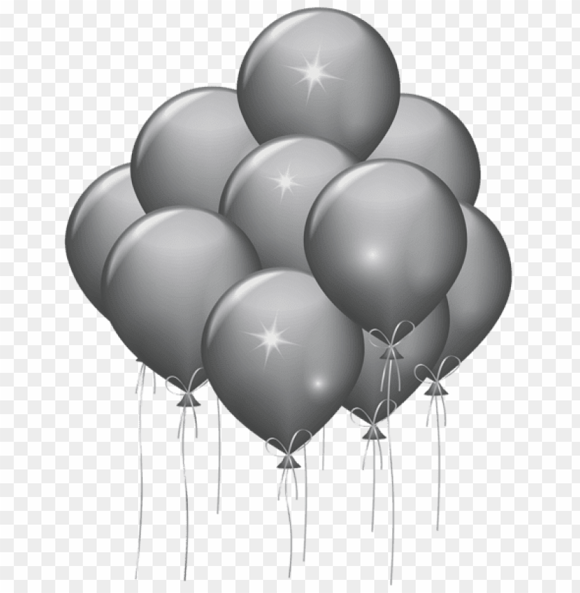 Free download | HD PNG Transparent Background PNG of silver balloons ...