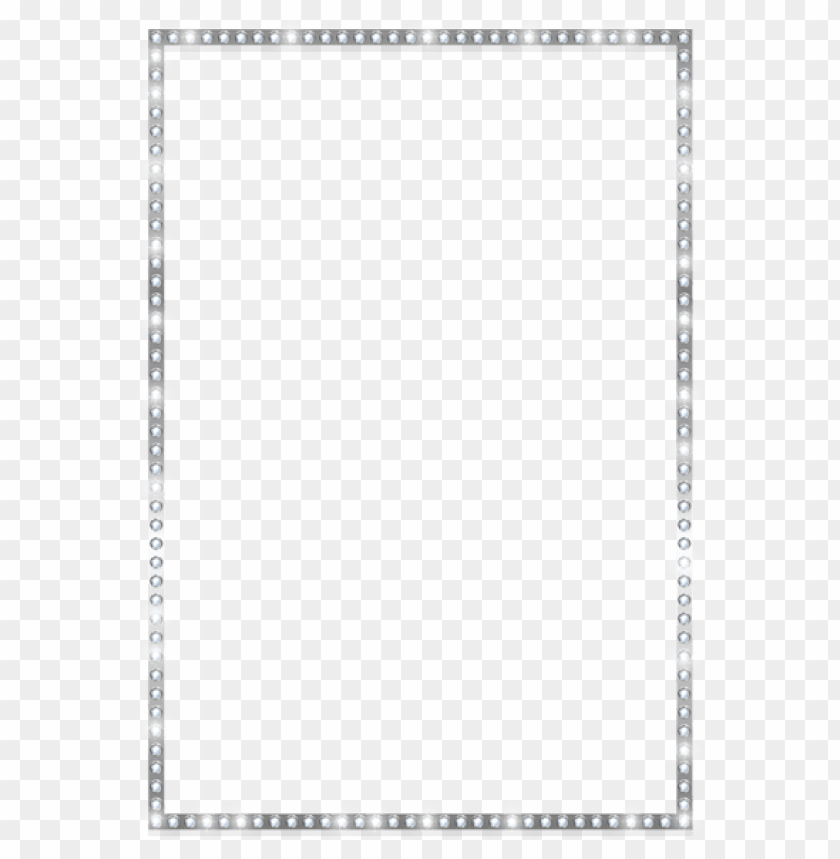 Free download | HD PNG silver border frame with crystals clipart png ...