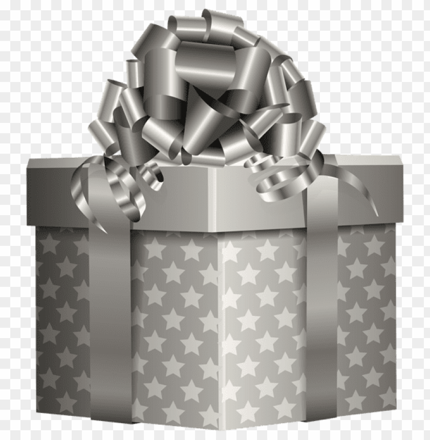 Free download | HD PNG silver gift clipart png photo - 47802 | TOPpng