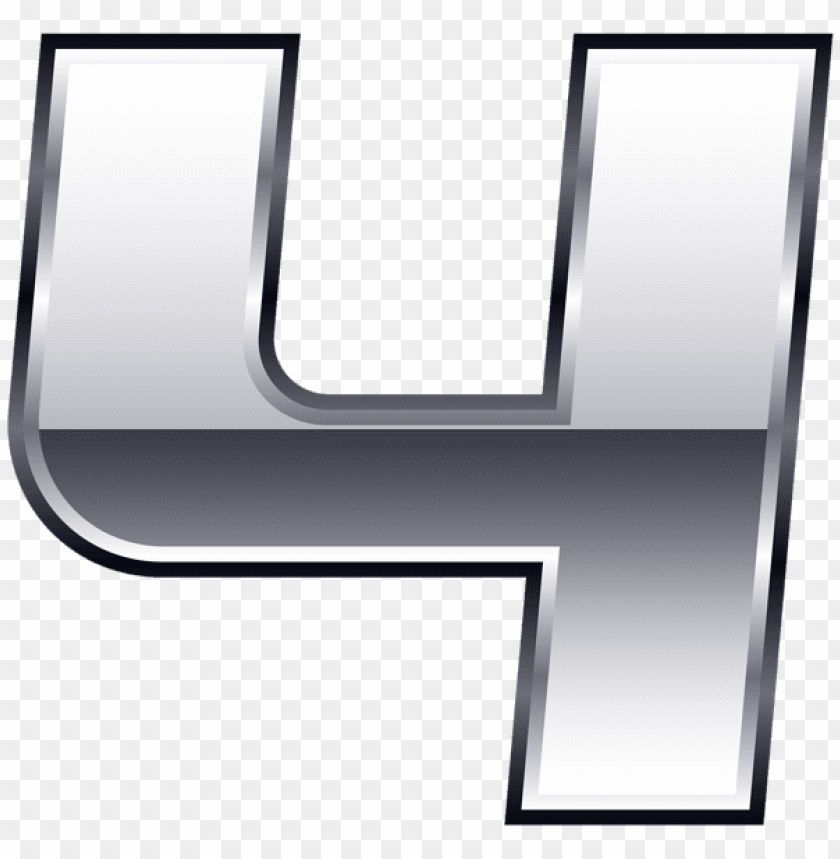 Free download | HD PNG silver number four clipart png photo - 51996 ...