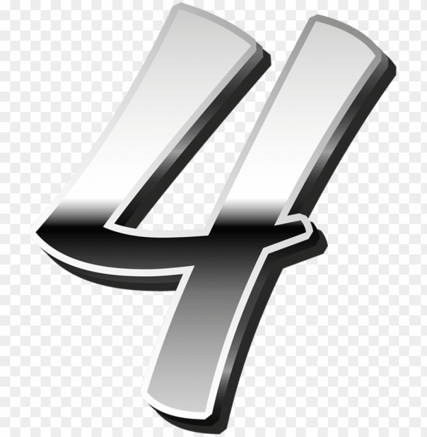 Free download | HD PNG silver number four png clipart png photo - 51975 ...