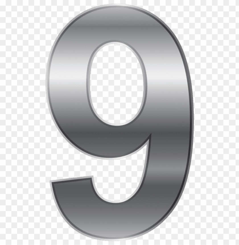 Free download | HD PNG silver number nine clipart png photo - 52050 | TOPpng