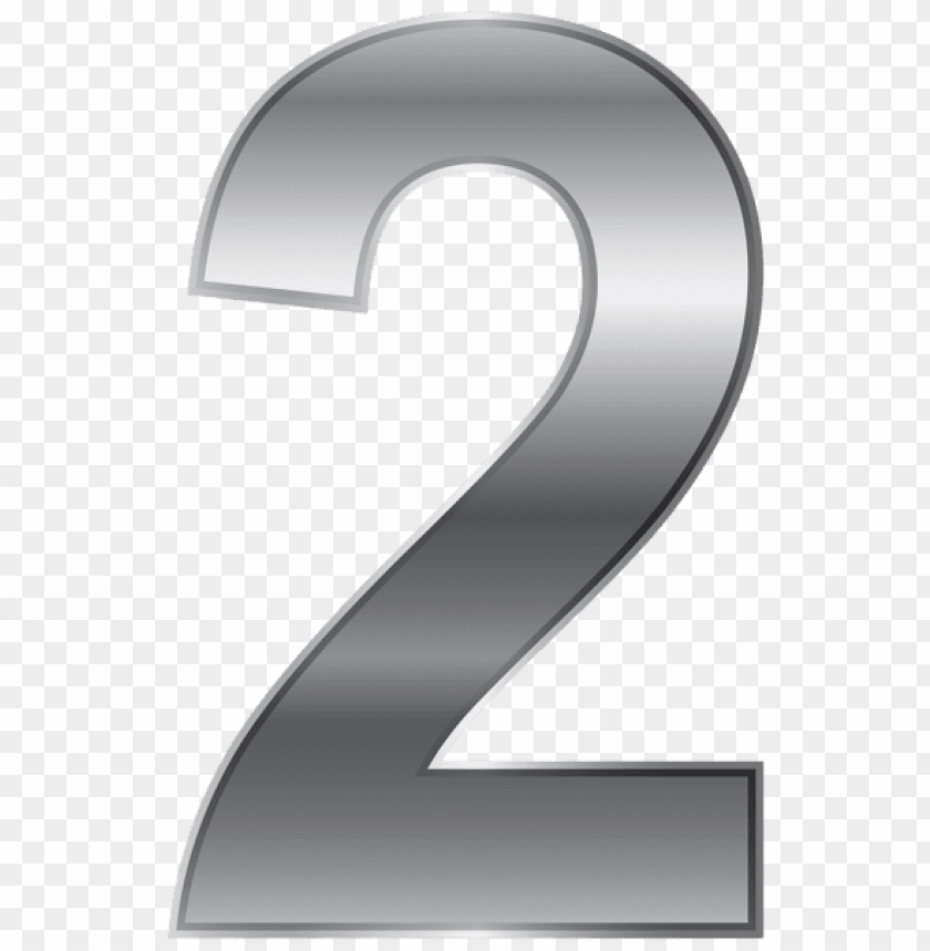 Free download | HD PNG silver number two clipart png photo - 52043 | TOPpng