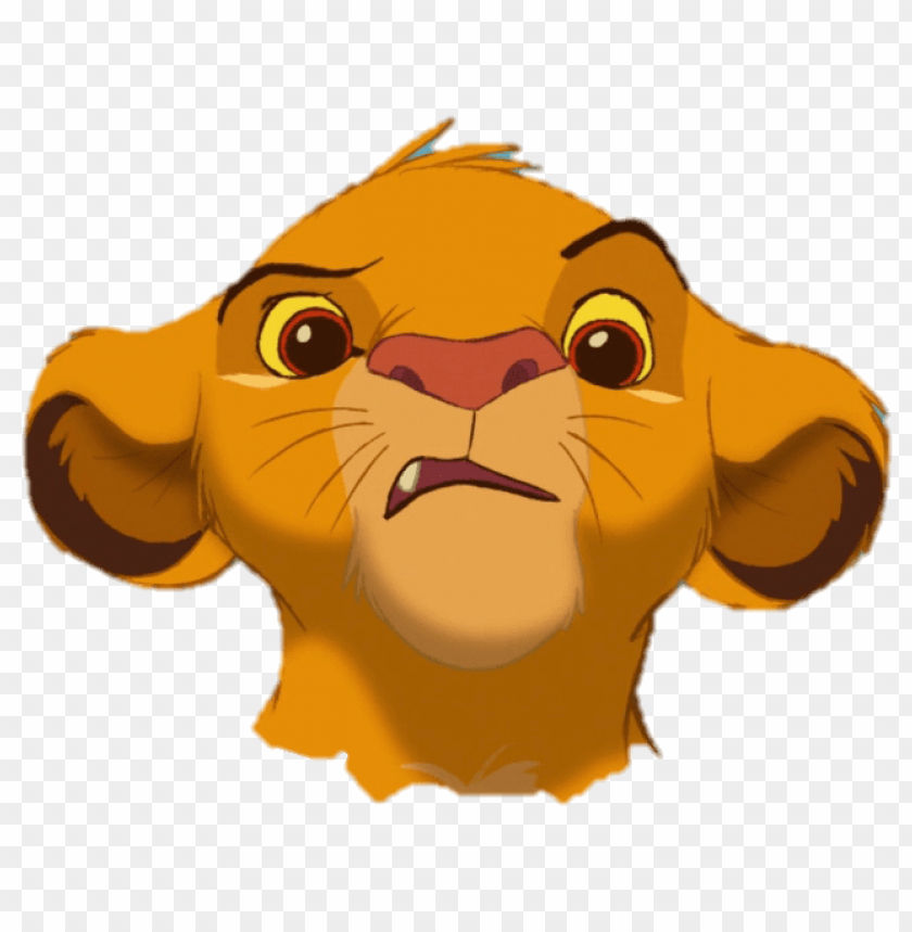 Free download | HD PNG simba curious face png clipart png photo - 21991 ...