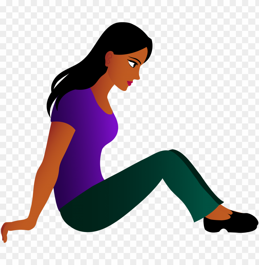 Free download | HD PNG woman sitting in casual pose png clipart png ...