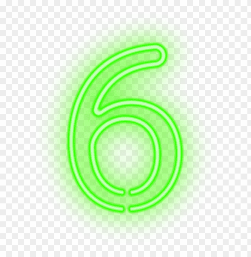 Free download | HD PNG six neon green clipart png photo - 51125 | TOPpng
