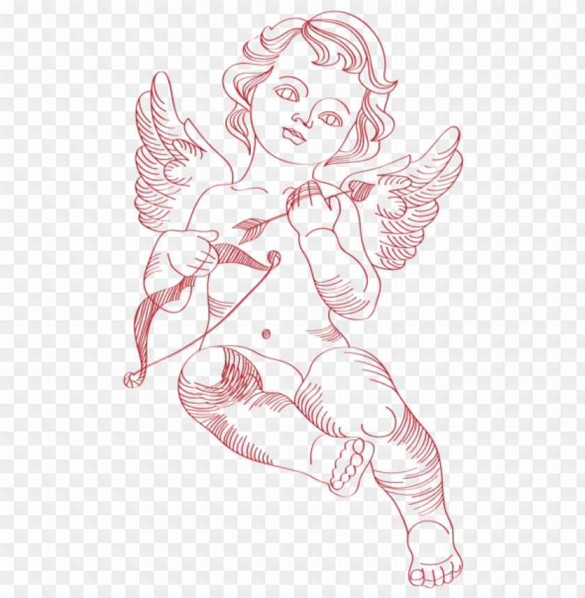 Free download | HD PNG sketch of cupid png images background - image ID ...