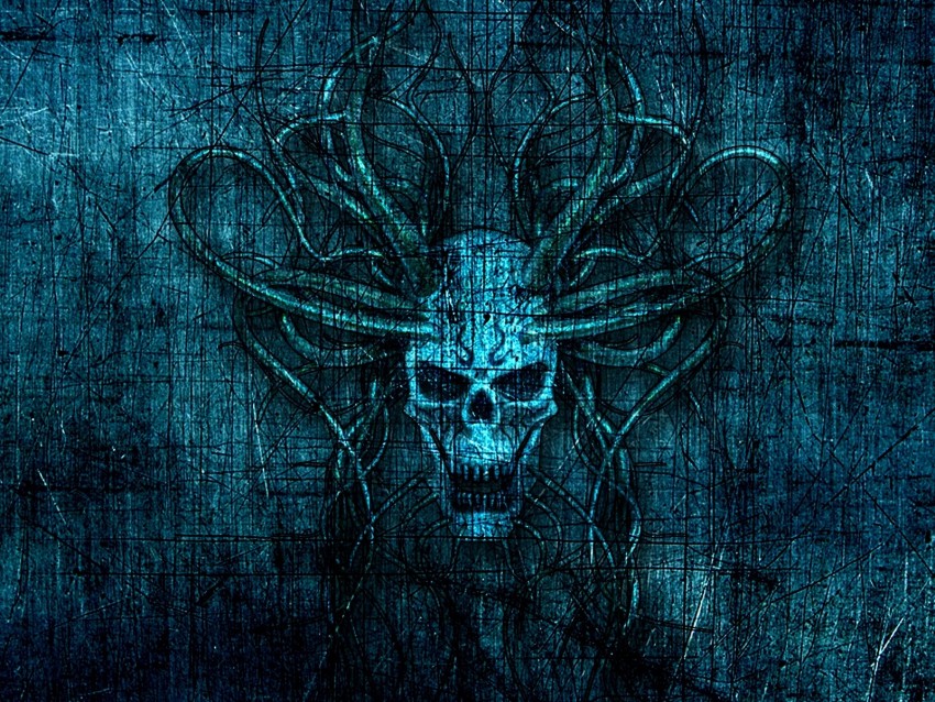 Free download | HD PNG skull horns scratches art png - Free PNG Images ...