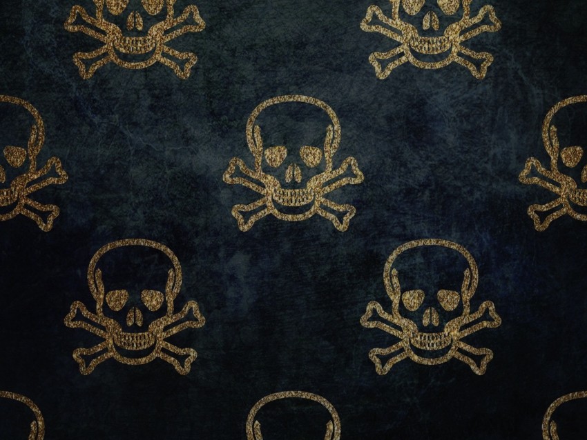 Free download | HD PNG skull patterns texture golden 4k wallpaper | TOPpng