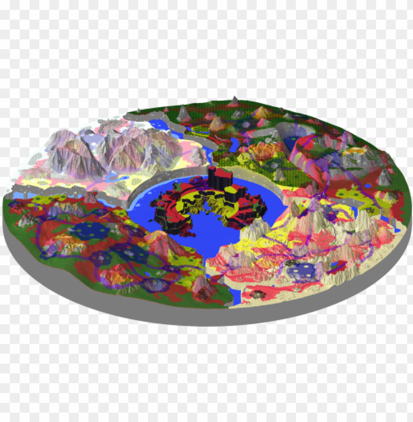 Free download | HD PNG sky world 2048 blocks pvp map template version ...