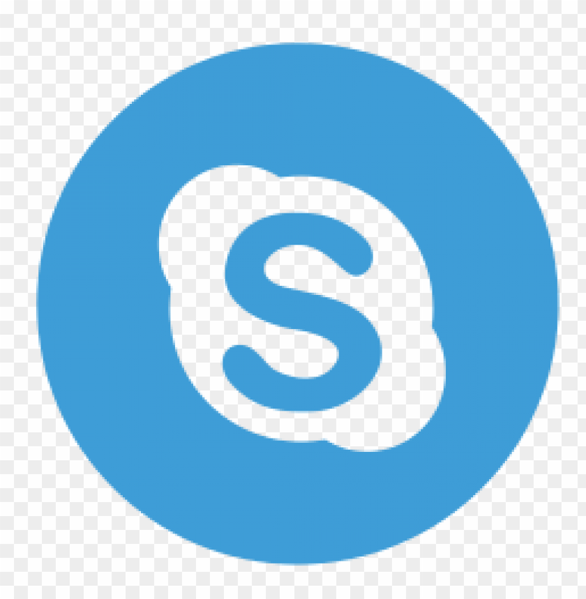 Free download | HD PNG skype blue circle logo sign png | TOPpng