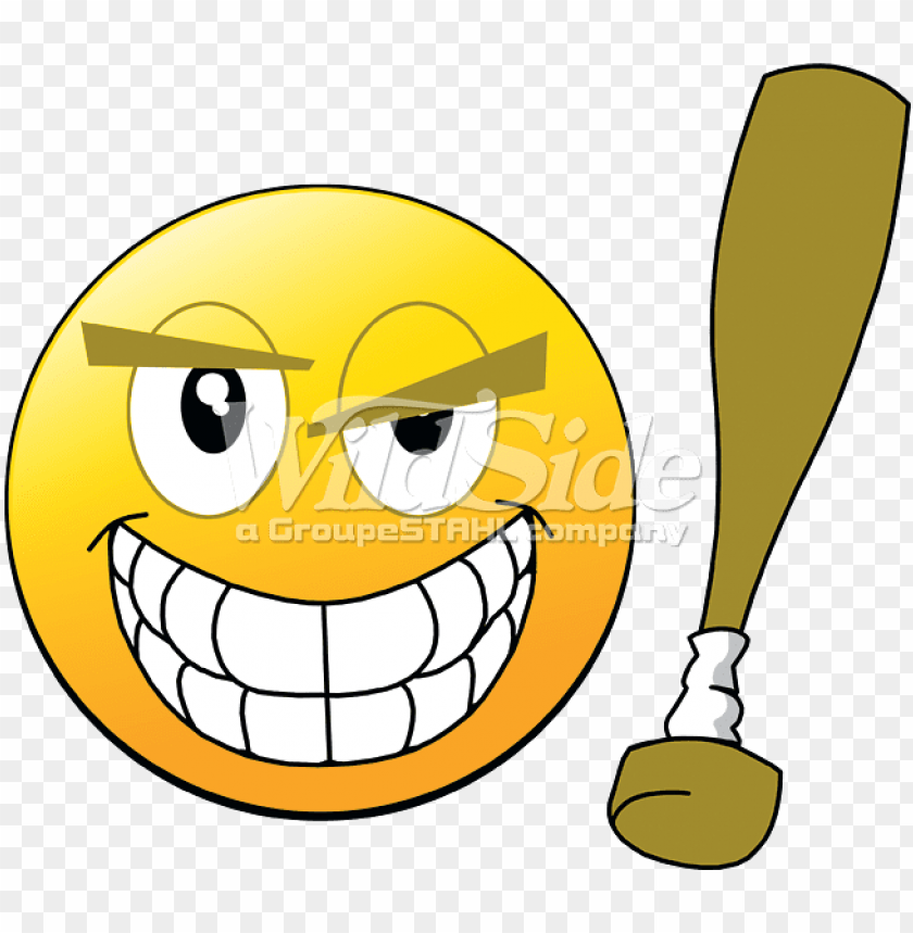 Free download | HD PNG smiley face with baseball bat PNG transparent ...