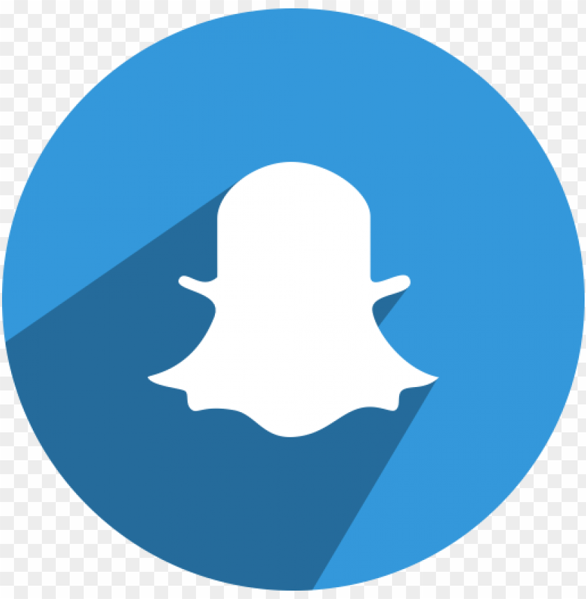 Free download | HD PNG blue circle snapchat ghost symbol png | TOPpng