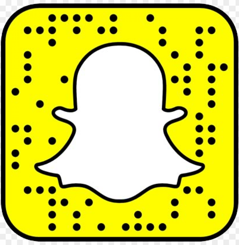 Free download | HD PNG snapchat qr code on yellow background png | TOPpng