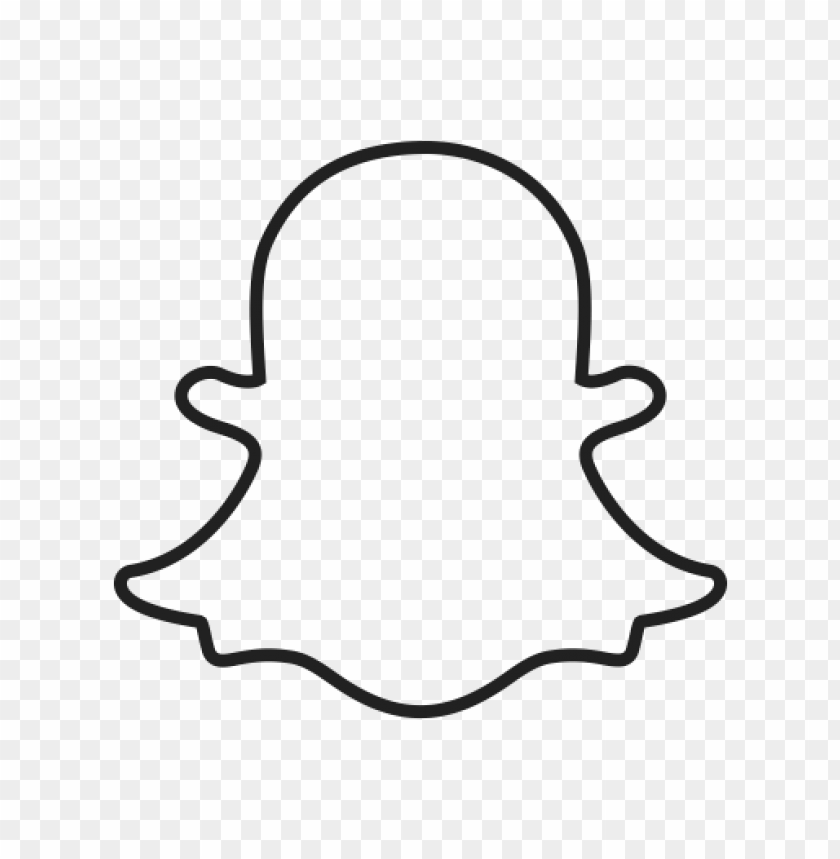 Free download | HD PNG snapchat white outline on transparent png | TOPpng