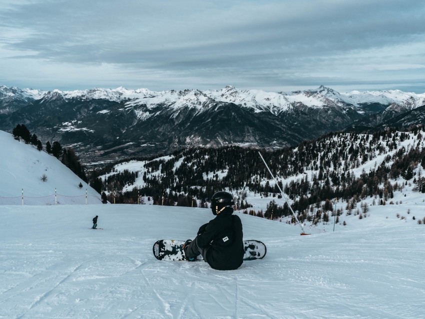 Free download | HD PNG snowboarder snowboard snow mountains winter 4k ...