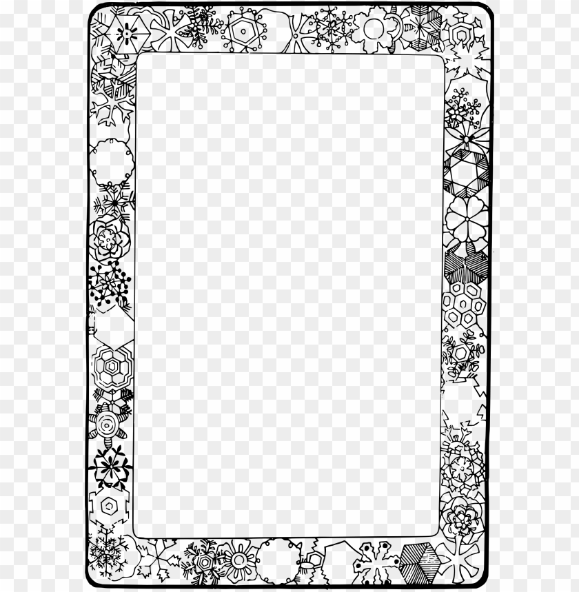Free download | HD PNG snowflake frame transparent PNG transparent with ...