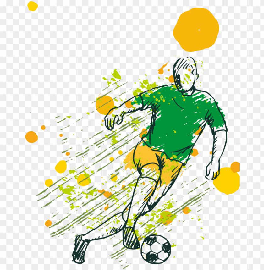 Free download | HD PNG soccer game background with player free vector ...