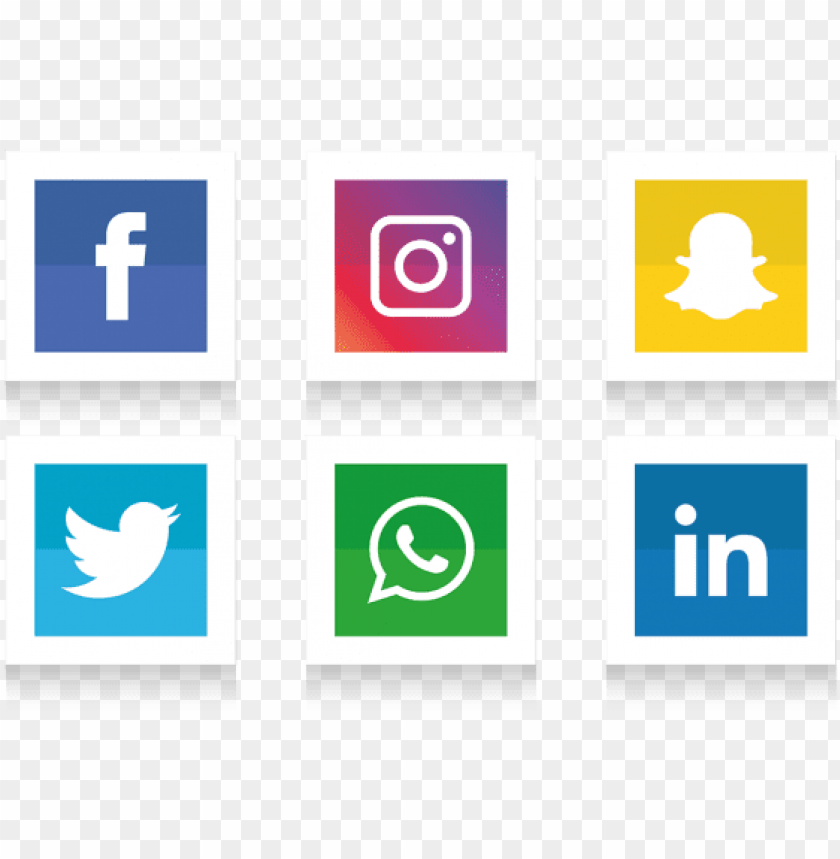 Free download | HD PNG social media icons set social media logos ...