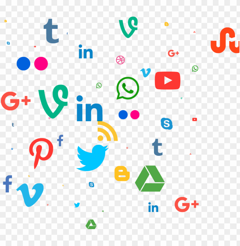 Free download | HD PNG social media marketing social media pattern PNG ...