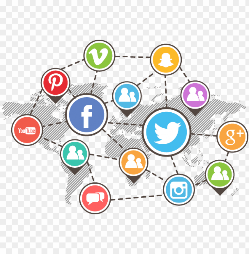 Free download | HD PNG social media social media marketing graphic PNG ...