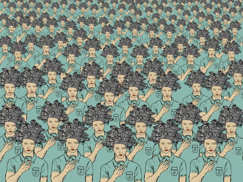 Free download | HD PNG society people crowd sameness 4k wallpaper | TOPpng