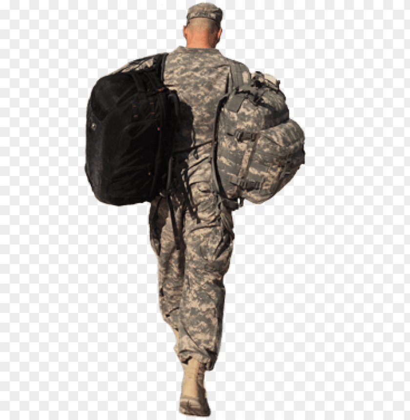Free download | HD PNG soldier with his back turned military soldier ...