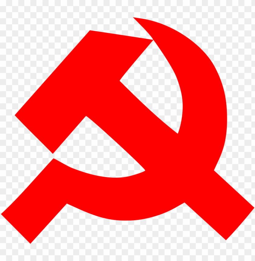 Free download | HD PNG red hammer and sickle communist symbol png | TOPpng