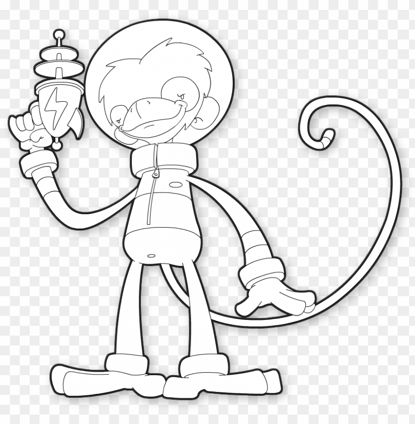Free download | HD PNG space monkey vector outline illustratio PNG ...