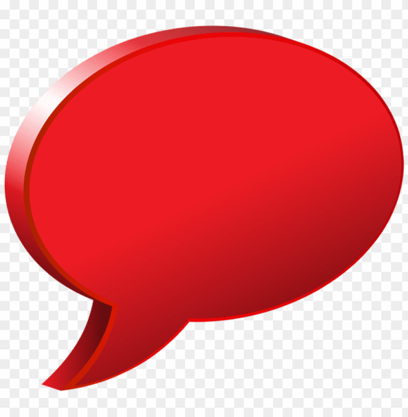 Free download | HD PNG speech bubble red clipart png photo - 53045 | TOPpng