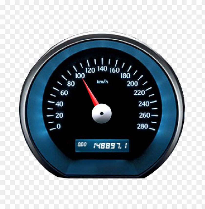 Free download | HD PNG high contrast speedometer with blue accent ...