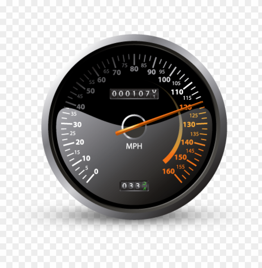 Free download | HD PNG classic speedometer display with orange needle ...